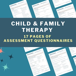 Child Mental Health Therapy Intake - Etsy