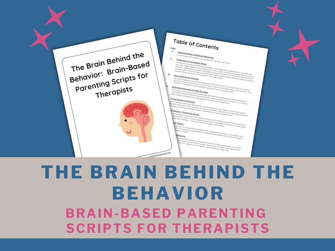 Brain and Behavior Parenting Guides | Mental Health Digital Downloads ...