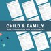 Child and Family Therapy Questionnaires for Assessments | Mental Health ...