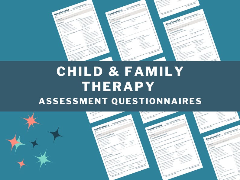 Child and Family Therapy Questionnaires for Assessments | Mental Health ...