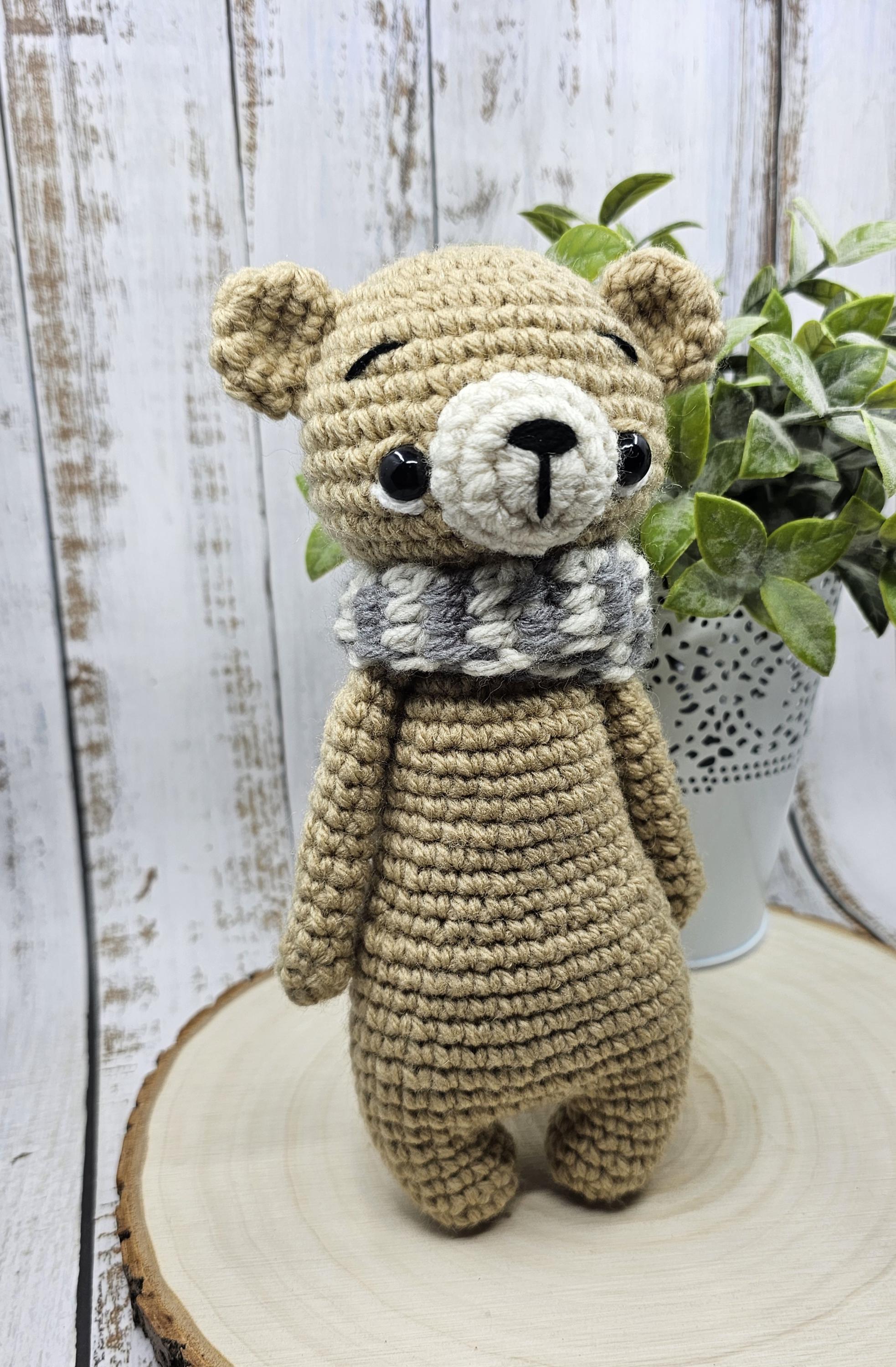 Handmade Crochet Cozy Bear, Cute Crochet Bear, Amigurumi Bear With ...