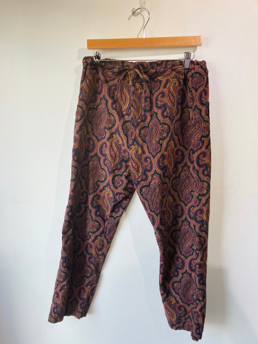 Smock Earth Toned Paisley Cords - Etsy