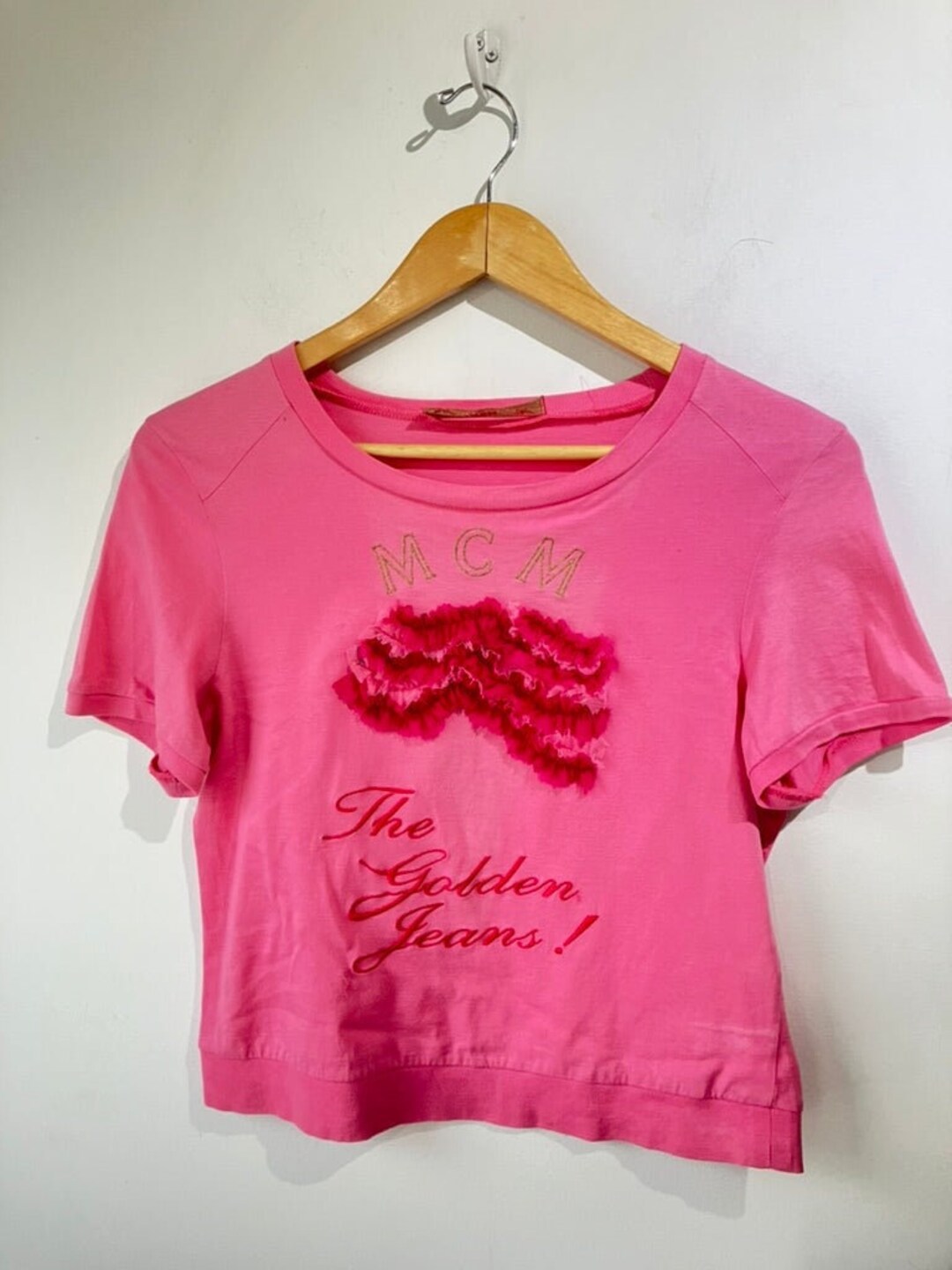 Vintage MCM Hot Pink Tee - Etsy