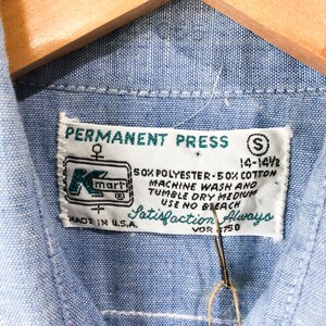 Vintage Kmart grandma Chambray Shirt - Etsy