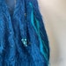 Vintage Alain Murati Ocean Blue Fuzzy Sweater Cardigan - Etsy