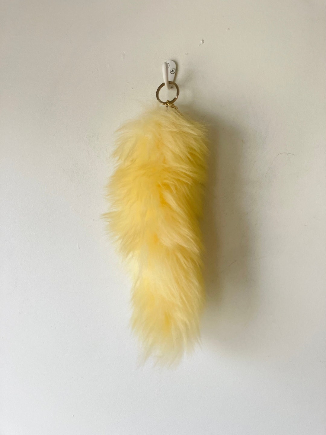 Faux Fur Tail Keychain - Etsy