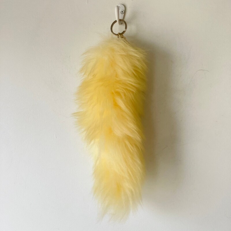 Fur Tail Keychain - Etsy