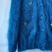 Vintage Alain Murati Ocean Blue Fuzzy Sweater Cardigan - Etsy