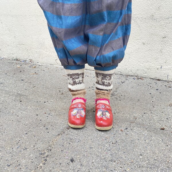 Hand Painted Clogs - Etsy