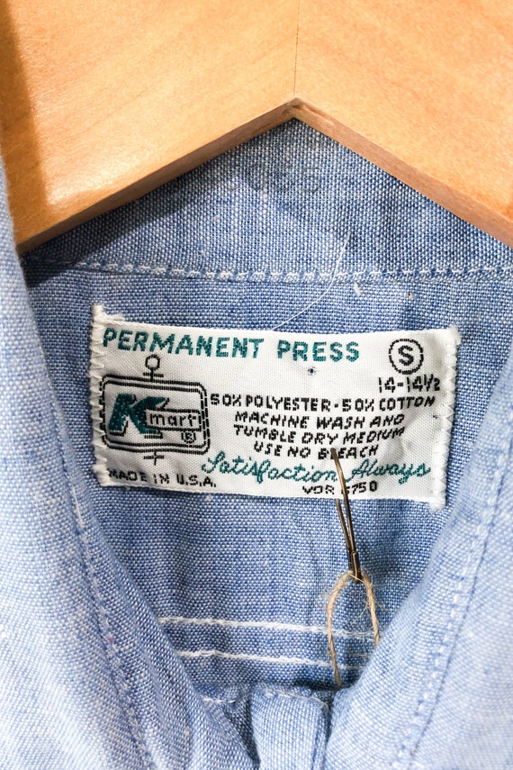 Vintage Kmart "Grandma" Chambray Shirt - Gem