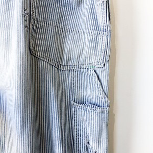Vintage Big Smith Striped Repaired Overalls - Etsy
