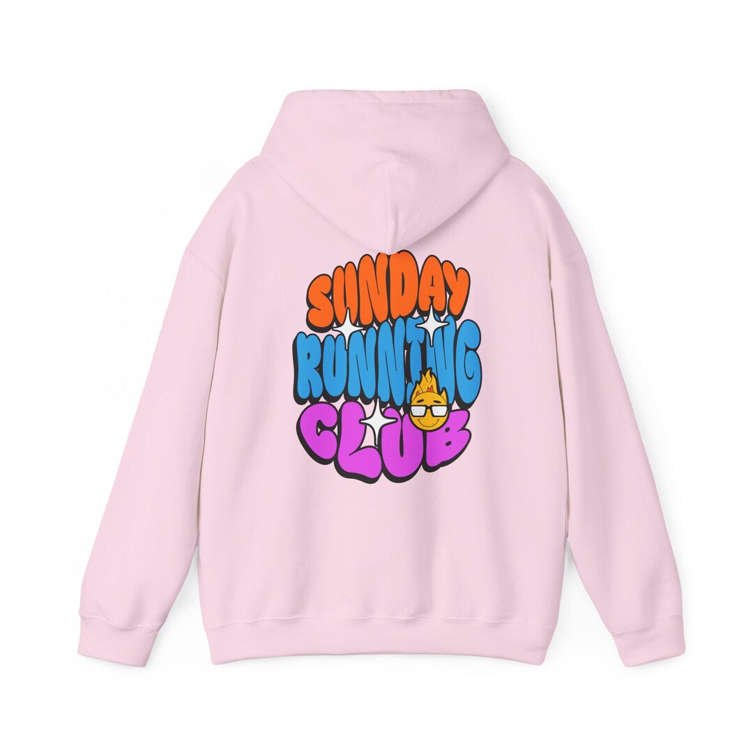 Sunday Running Club Hoodie for Woman Men Unisex Custom Running Gifts ...