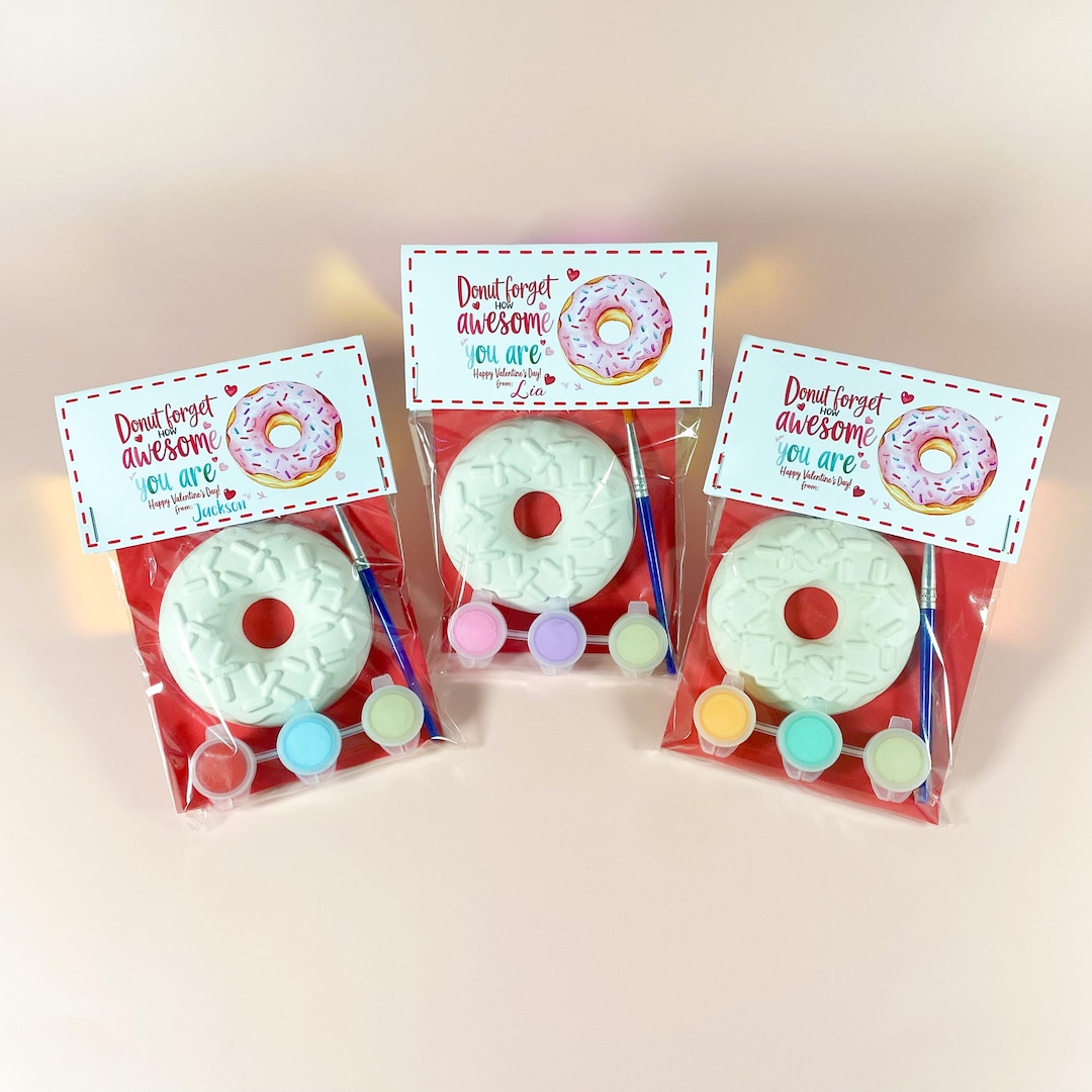 Valentines Day Paint Your Own Favors - Personalized School Plaster ...