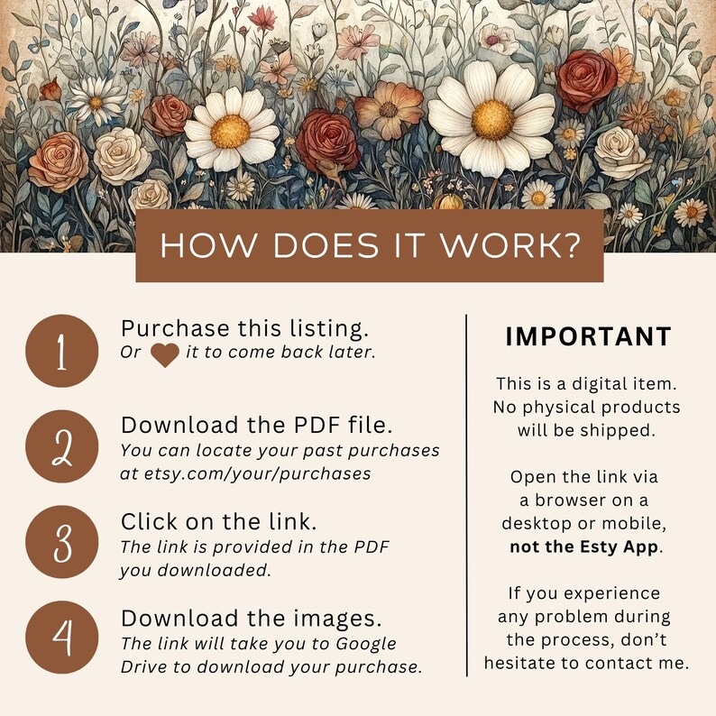 Vintage Bohemian Junk Journal Kit Volume 2 Digital Download Hippie ...