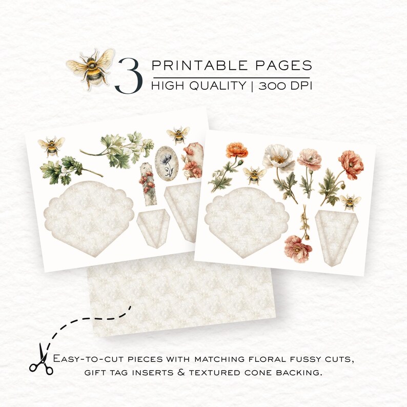 Wildhearted Poppies Pocket Posy™ – Printable Loaded Tag Gift Card ...