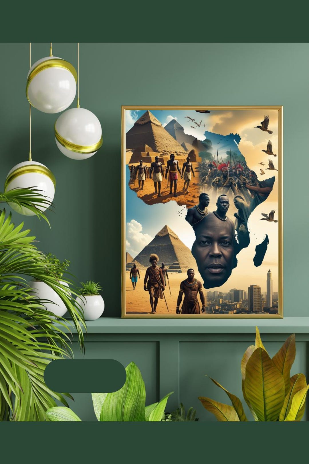 African Heritage Wall Art – Ancestral Faces Within Africa | Cultural ...