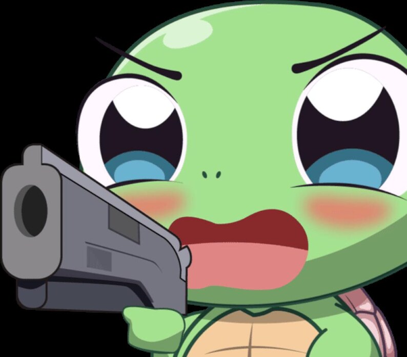 Turtle PNG Tuber Emotes Chibi Vtuber Streamer Twitch Youtube Animation ...