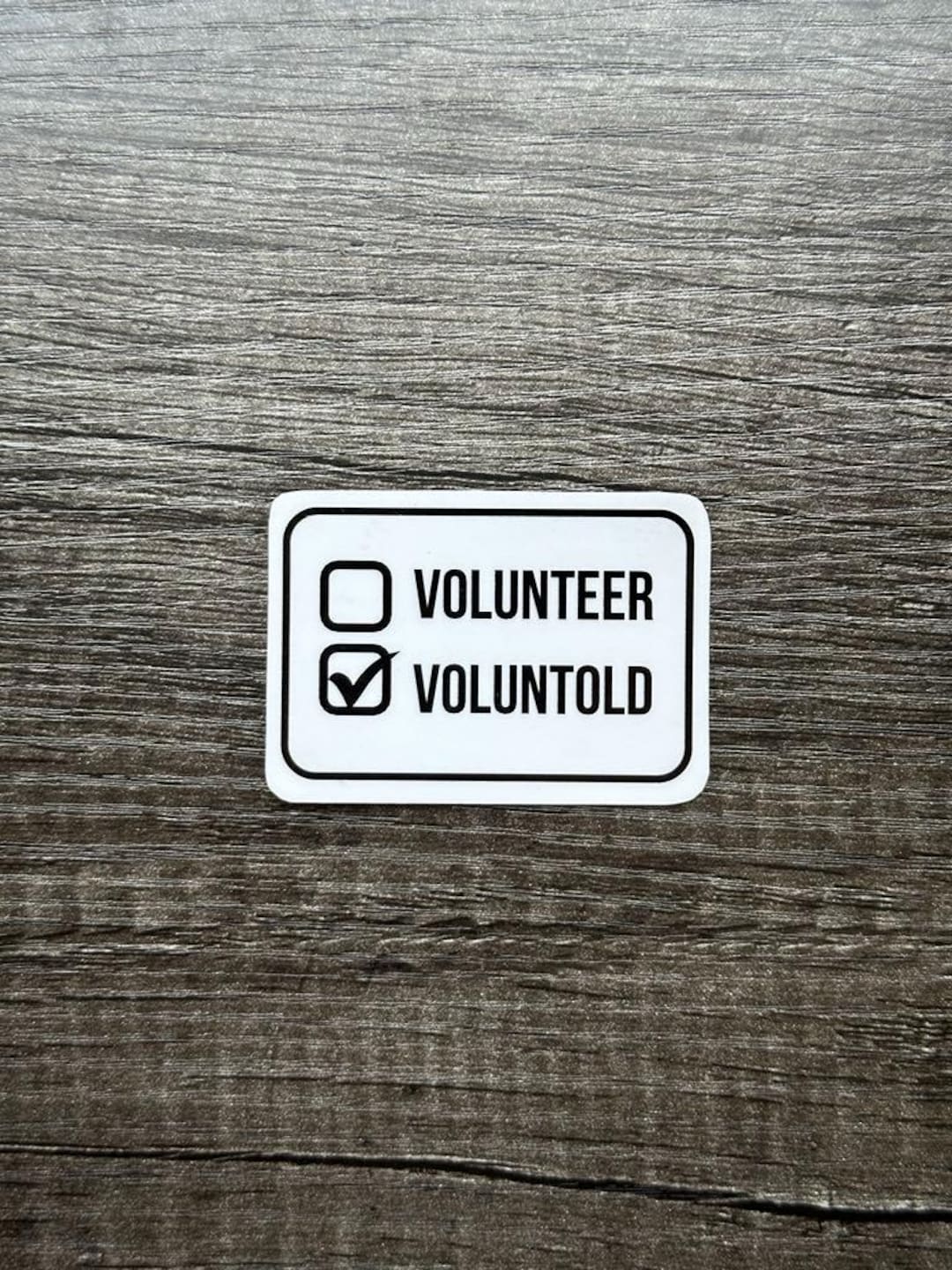 Voluntold Sticker Navy Stickers Funny Meme Stickers Sailor Sticker ...