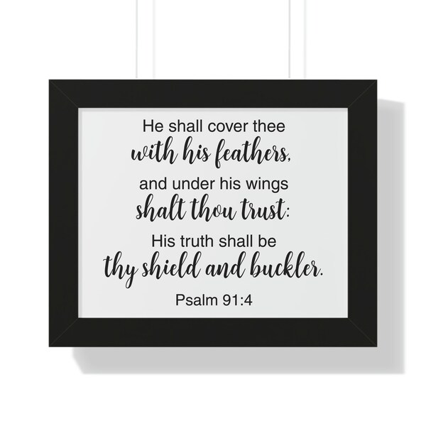 Psalm 91 Kjv Poster - Etsy