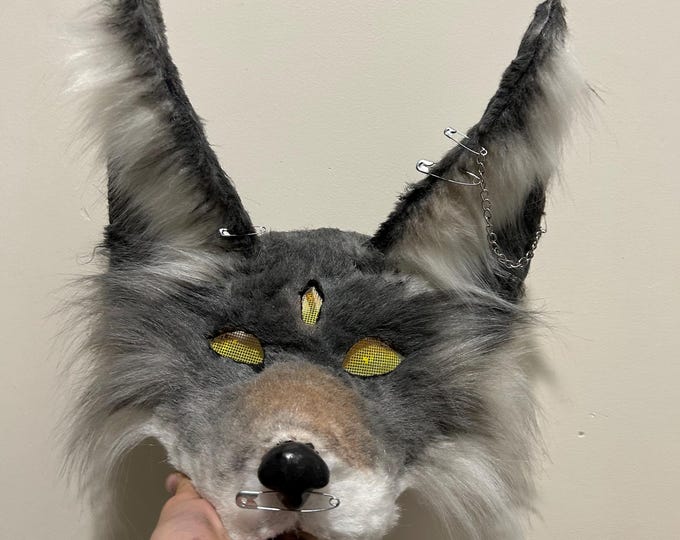 Semi Realistic Mythical Wolf Mask - Etsy