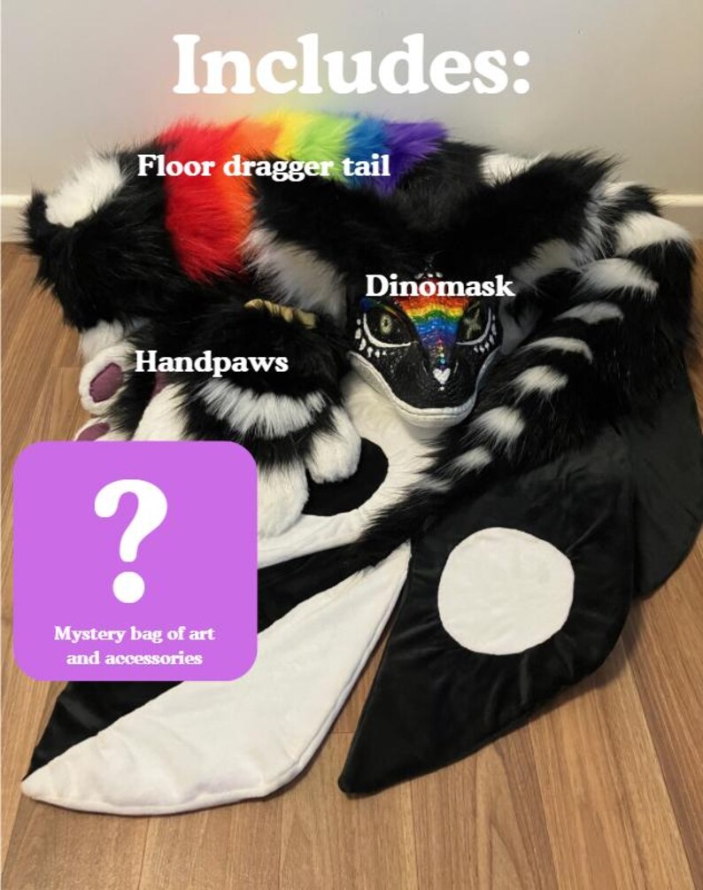 Premade Dinomask Mini-partial Fursuit - Etsy