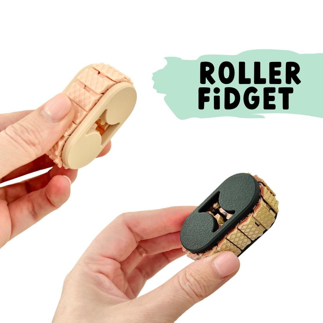 Roller Fidget Toy | Textured Hand Roller for Sensory Stimulation ...