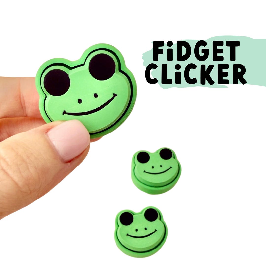 Frog Clicker Fidget Toy | Sensory Frog Toy | Fun Gift for Frog Lovers ...