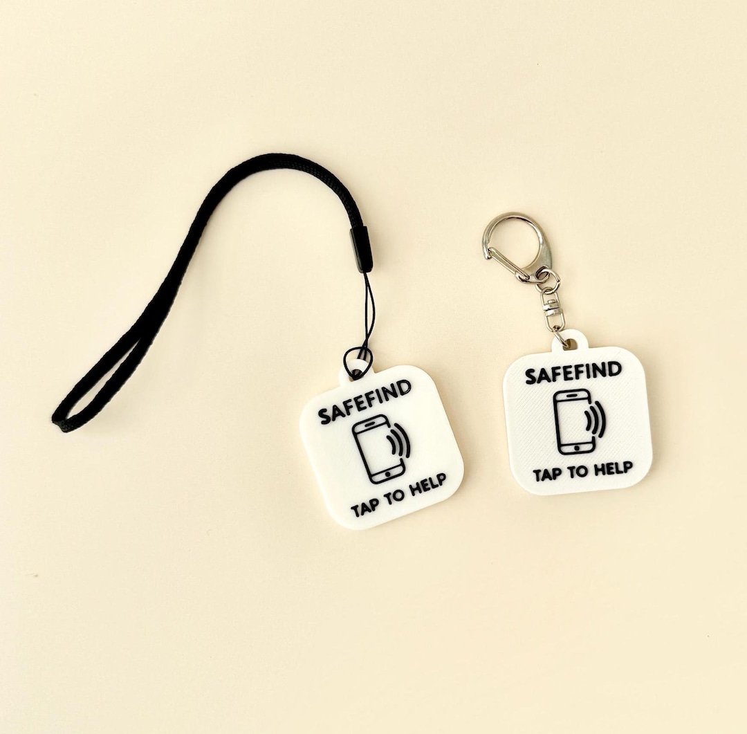 NFC Tag Keyring for Dementia and Memory Loss | Personalised Contact ...