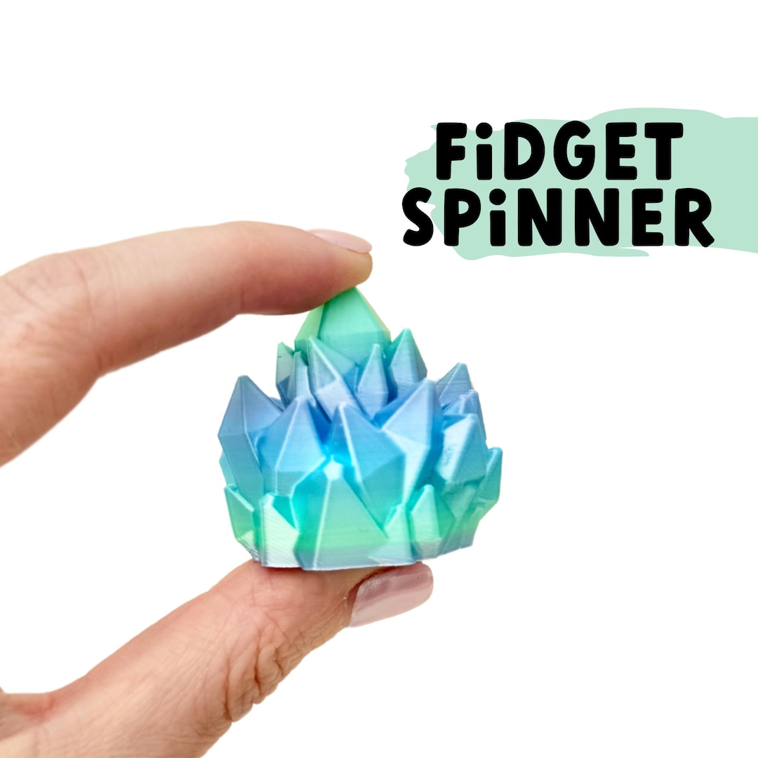 Crystal Spinner Fidget Toy | Sensory Tool for Adults & Kids | Desk ...