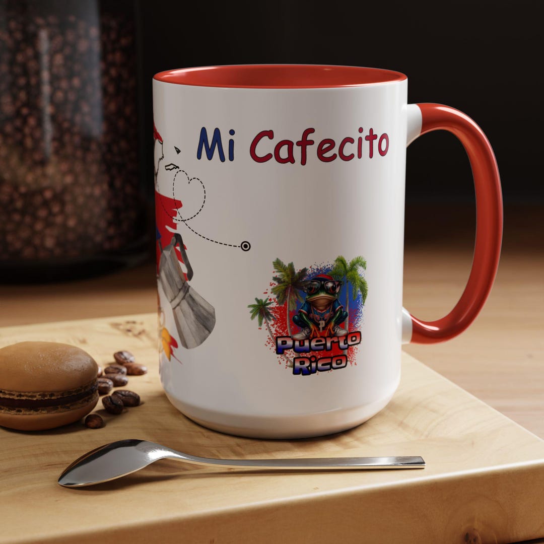 Coffee Mug, Mi Cafecito Puerto Rico Cup, Tea Cup, Boricua Gift for ...