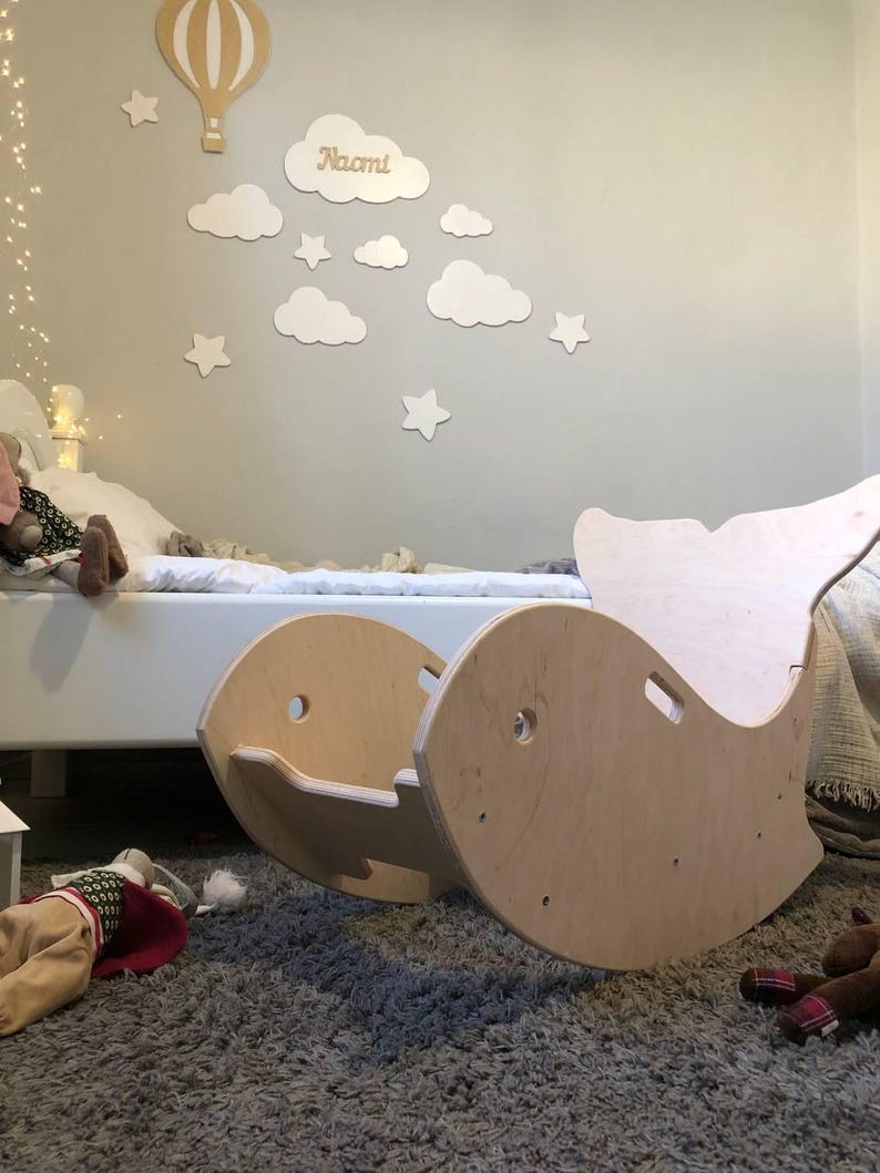 Pink Whale Rocking Chair,boho Nursery Decor, Toddler Rocker - Etsy