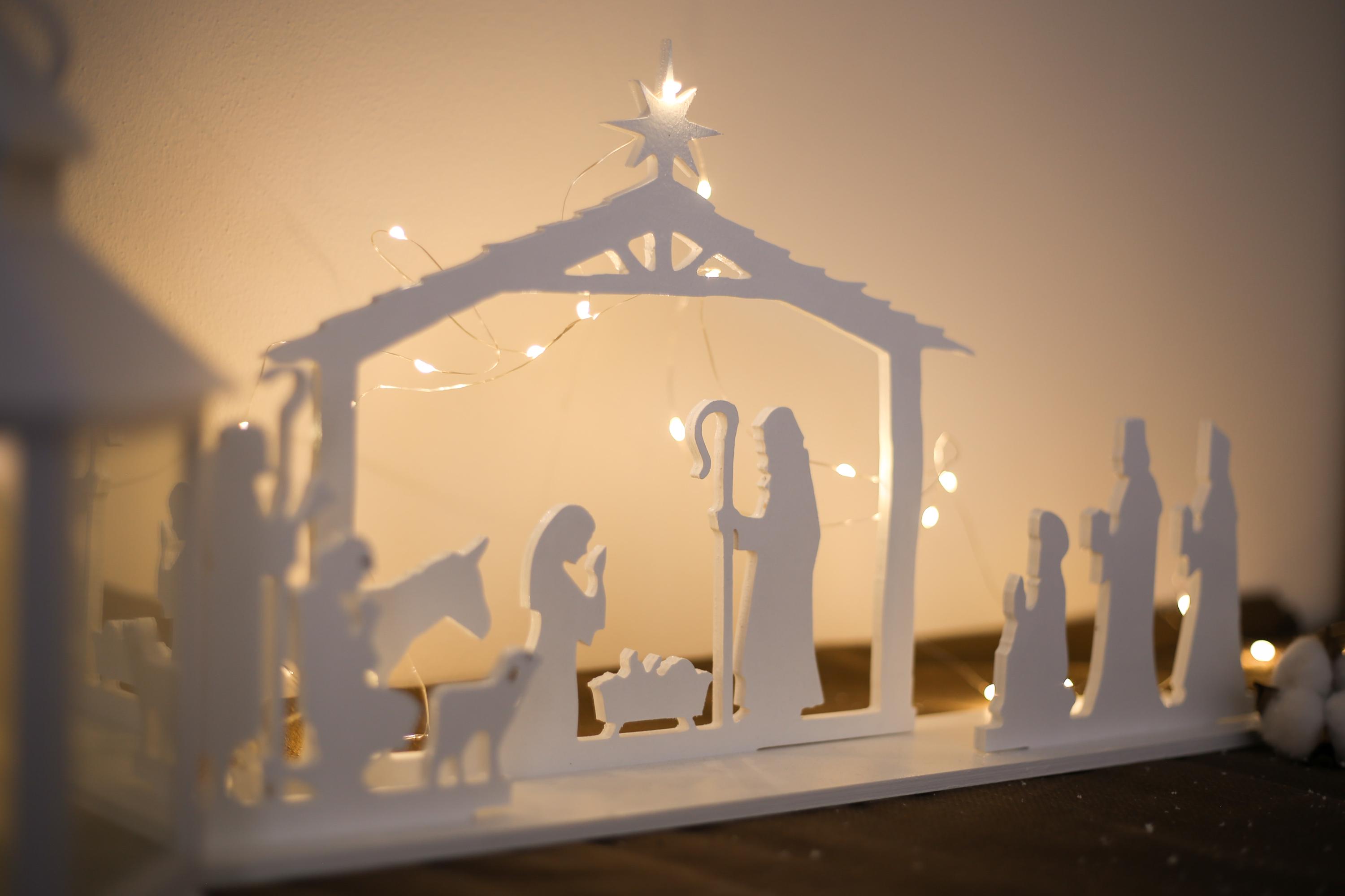 Wooden Nativity Scene Set: Christian Christmas Home Decor - Etsy