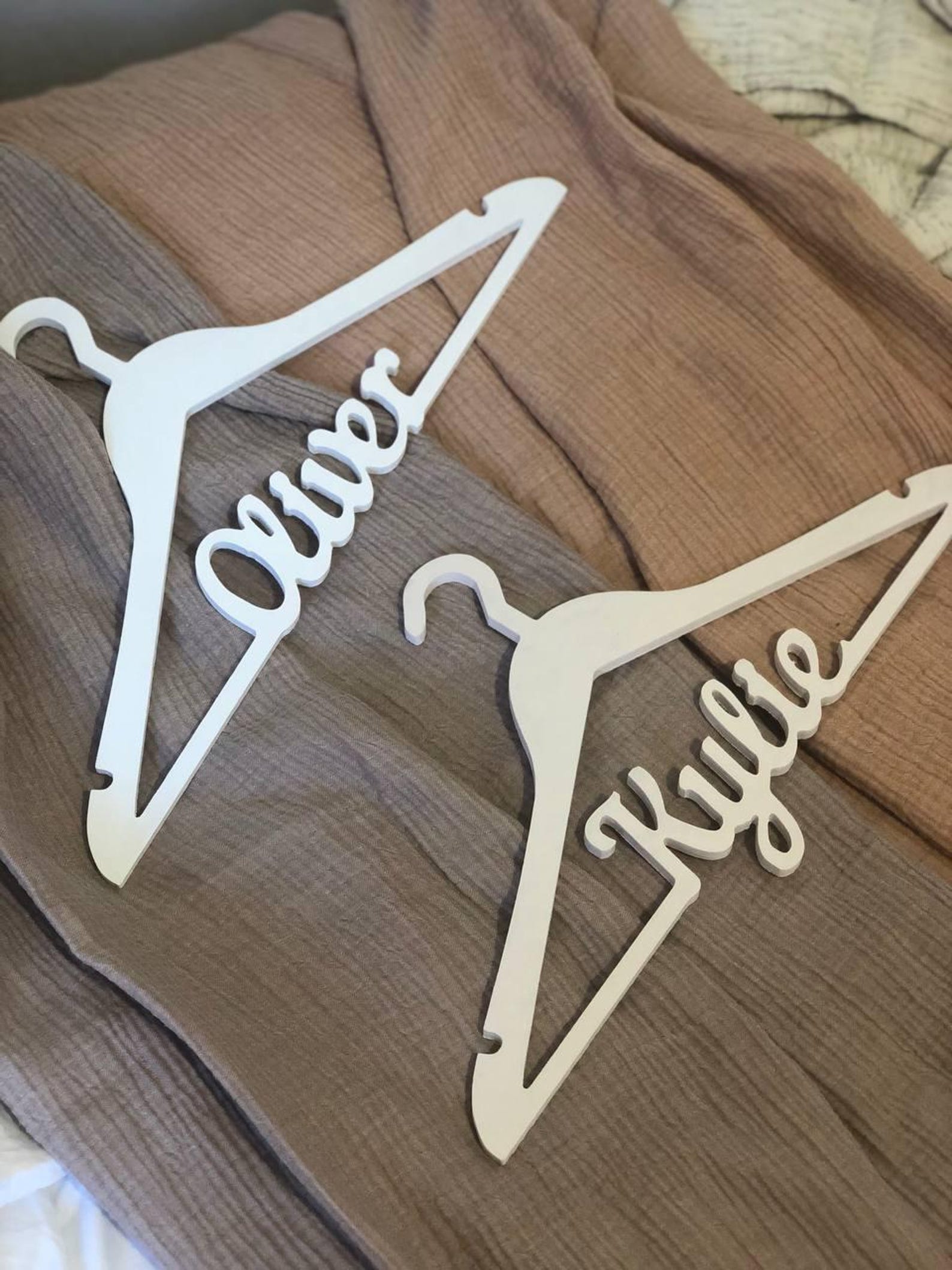 Custom Wood Hanger , Wood Hanger for Kids , Personalized Hanger ...