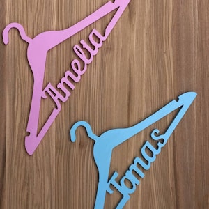 Hangers With Names, Coat Hanger, Kids Name Hanger, Custom Baby Hanger ...