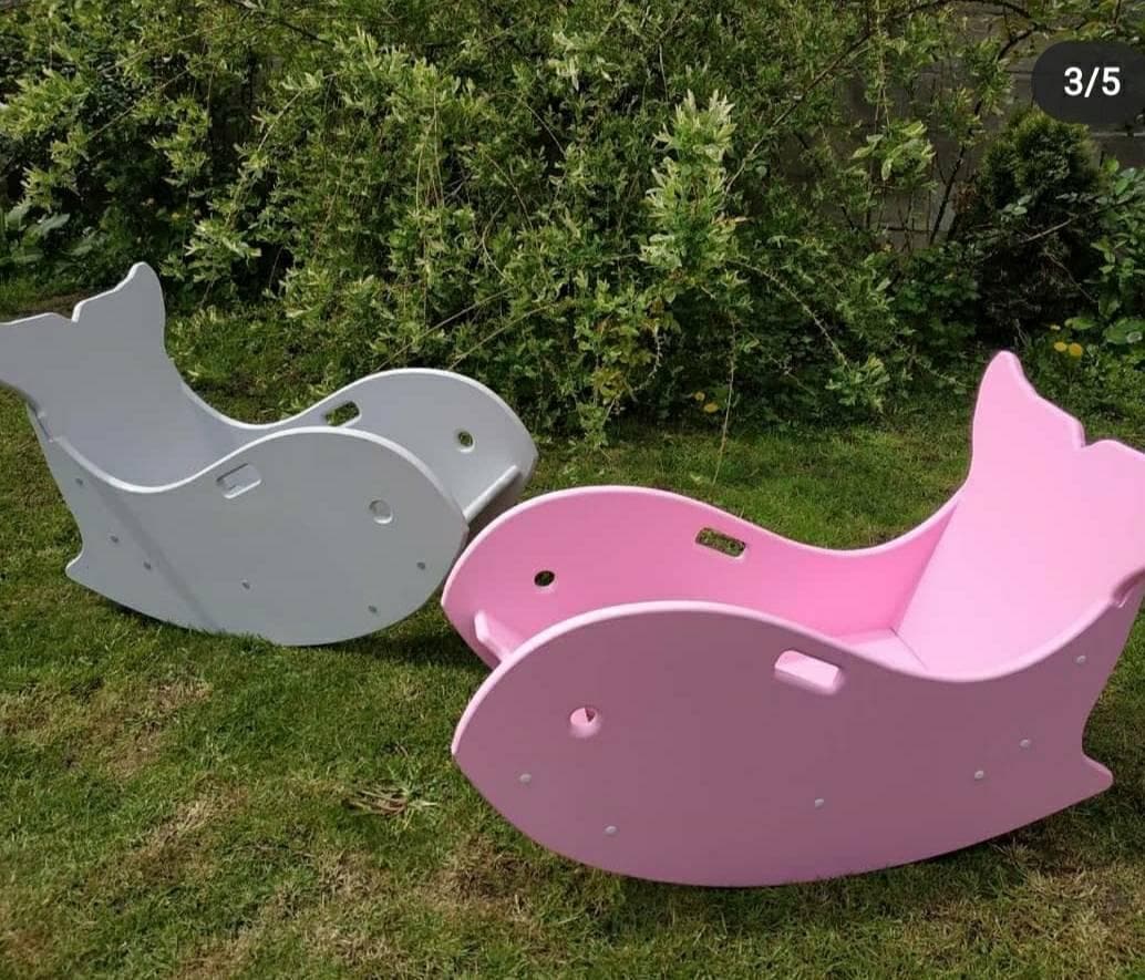 Pink Whale Rocking Chair,boho Nursery Decor, Toddler Rocker - Etsy