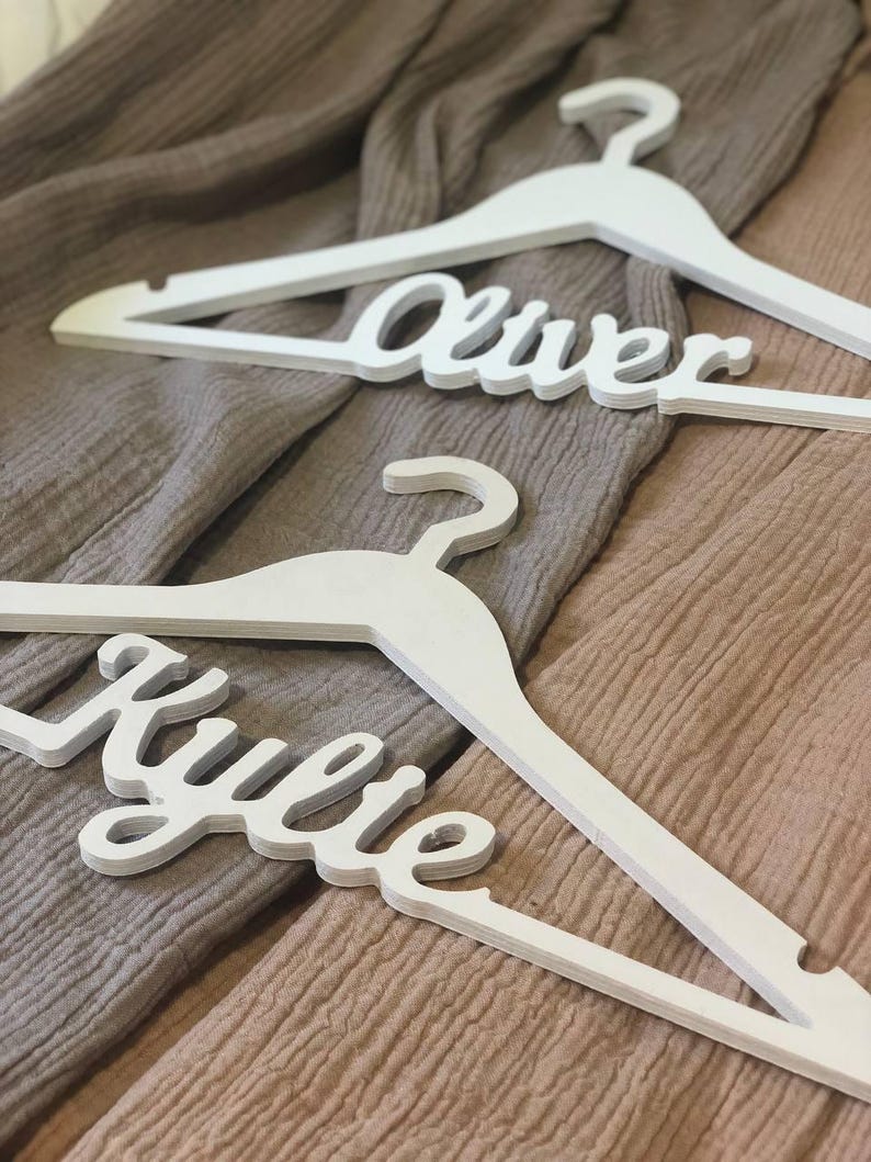 Custom Wood Hanger , Wood Hanger for Kids , Personalized Hanger ...