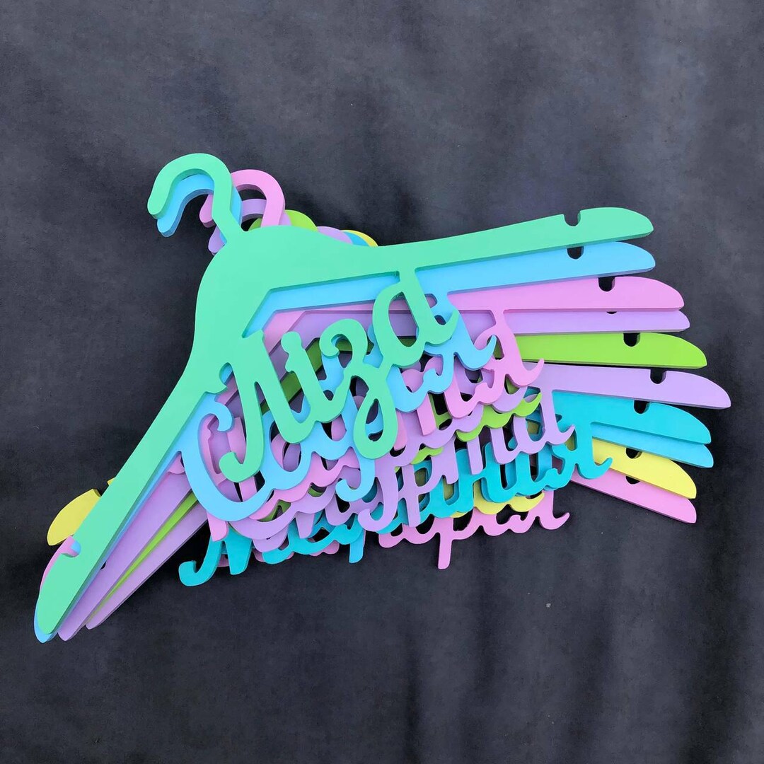 Hangers With Names, Coat Hanger, Kids Name Hanger, Custom Baby Hanger ...