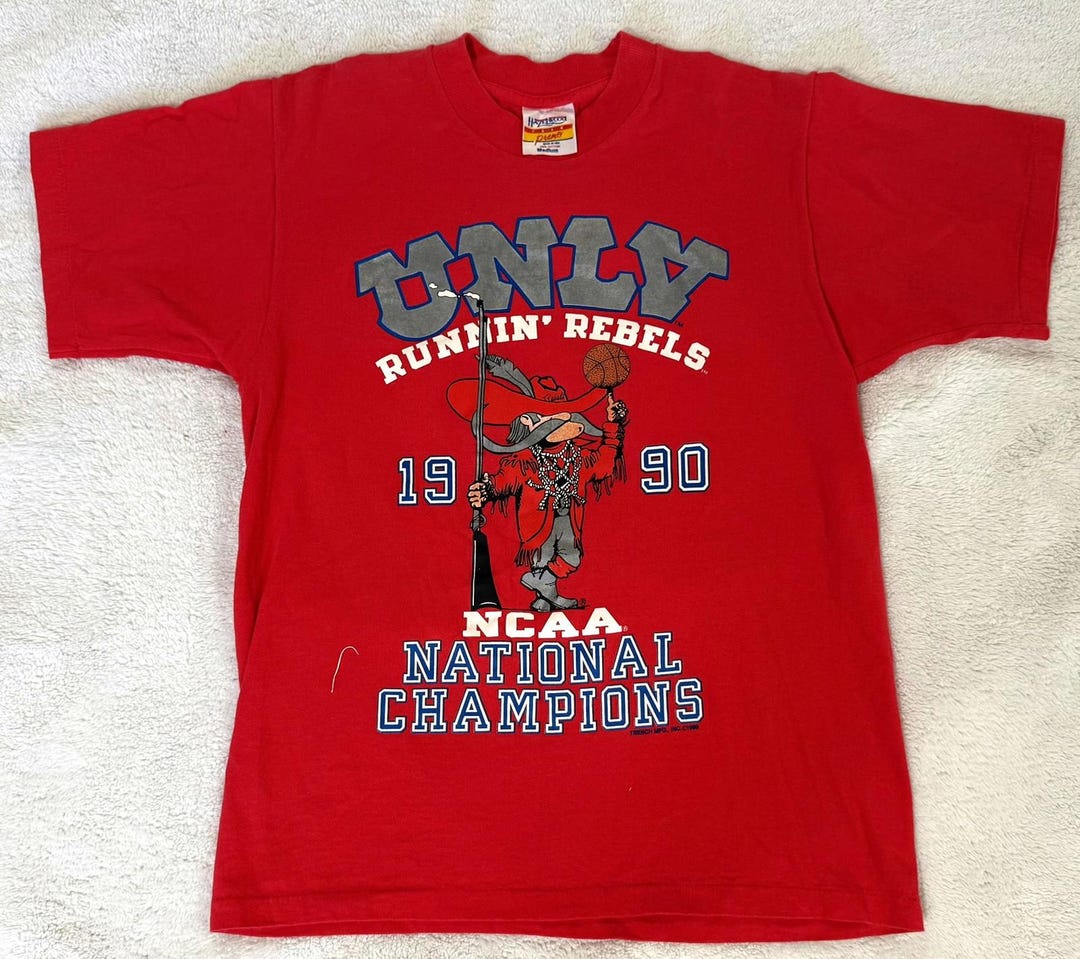 Vintage 1990 UNLV Runnin' Rebels NCAA Champions T-shirt - Etsy