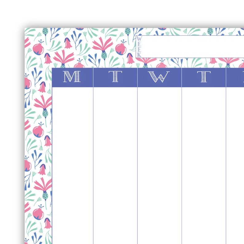 Large Weekly Planner Weekly Planner Pad Yearly Planner - Etsy