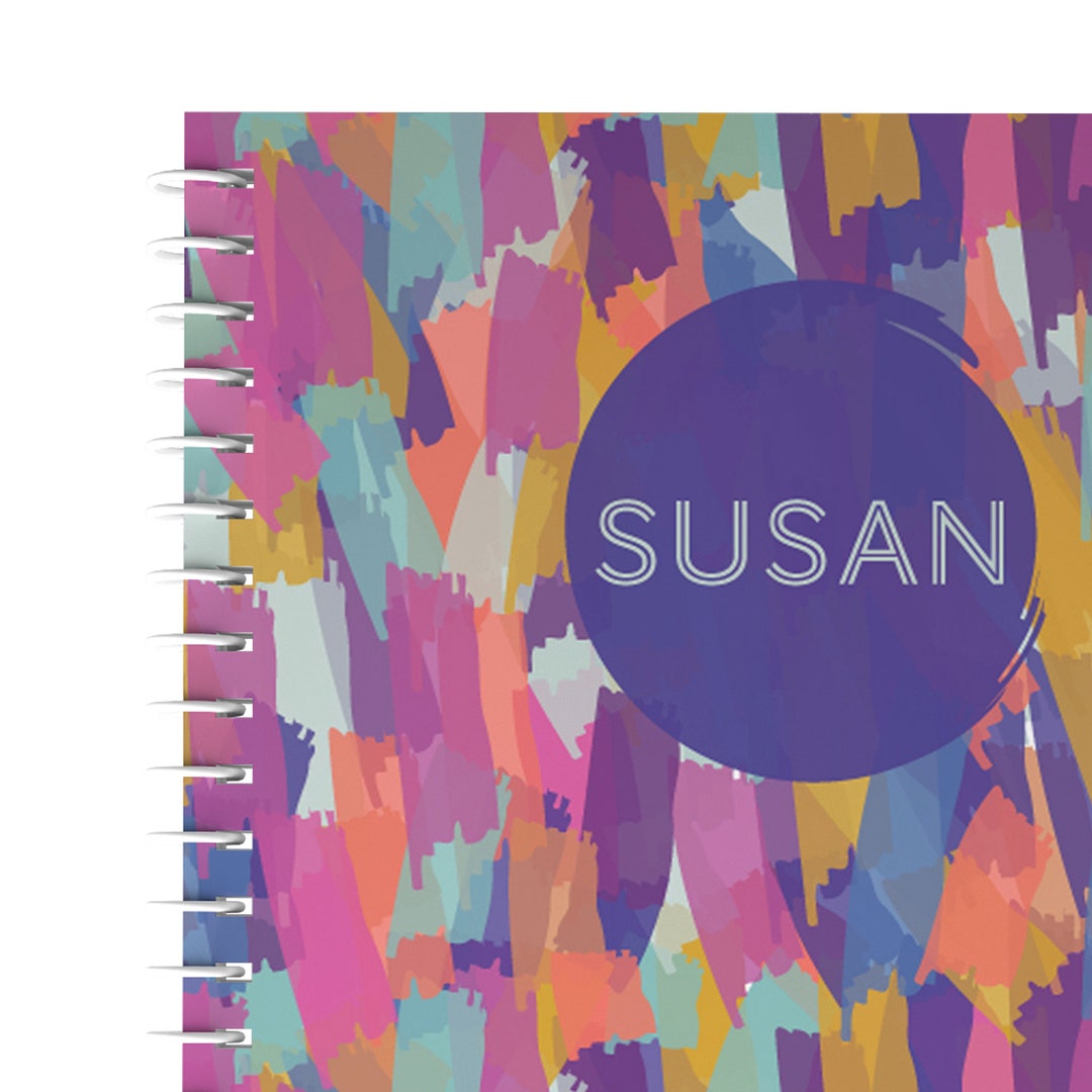 8.5x11 Monthly Planner, Start on Any Month, Planner Notebook, Spiral ...