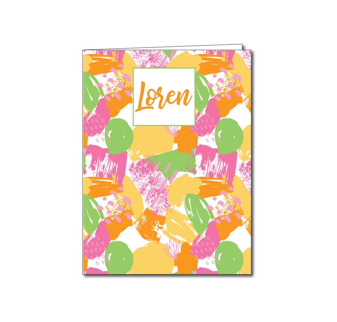 Personalized Two Pocket Folder - Etsy