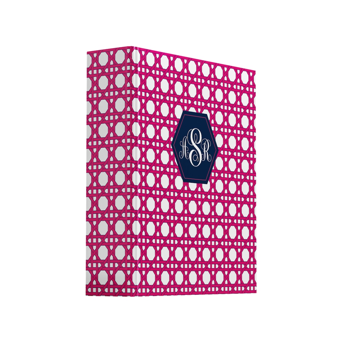 Personalized Binder 3 Ring Binder Binder With Monogram - Etsy