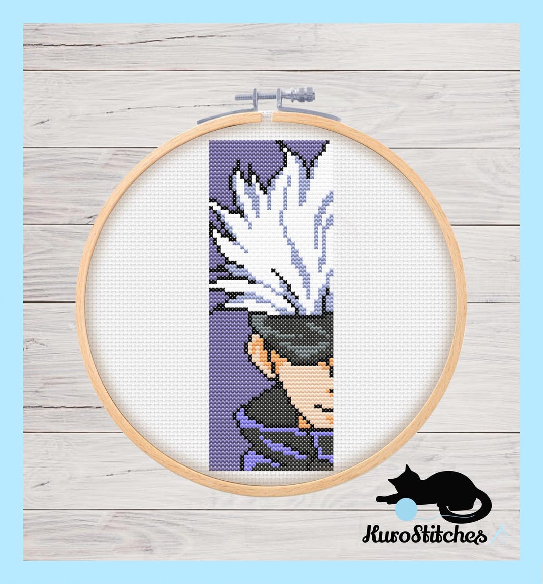 Gojo | Anime | Jujutsu Kaisen | Cross Stitch Pattern PDF - Etsy
