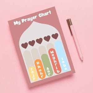 My Prayer Chart Muslim Prayer Tracker Salah Tracker Printable Prayer ...
