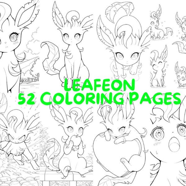 Leafeon Book - Etsy
