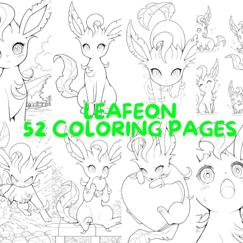 Leafeon Book - Etsy