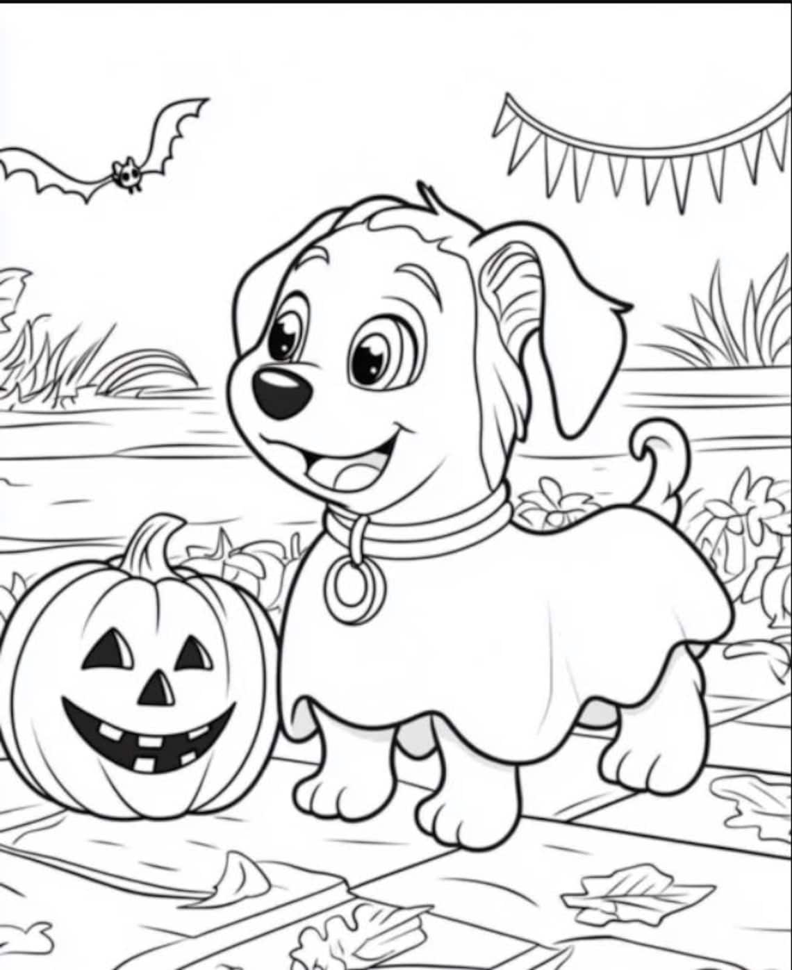 60 Halloween Coloring Pages for Kids, Coloring Books, Coloring Pages ...