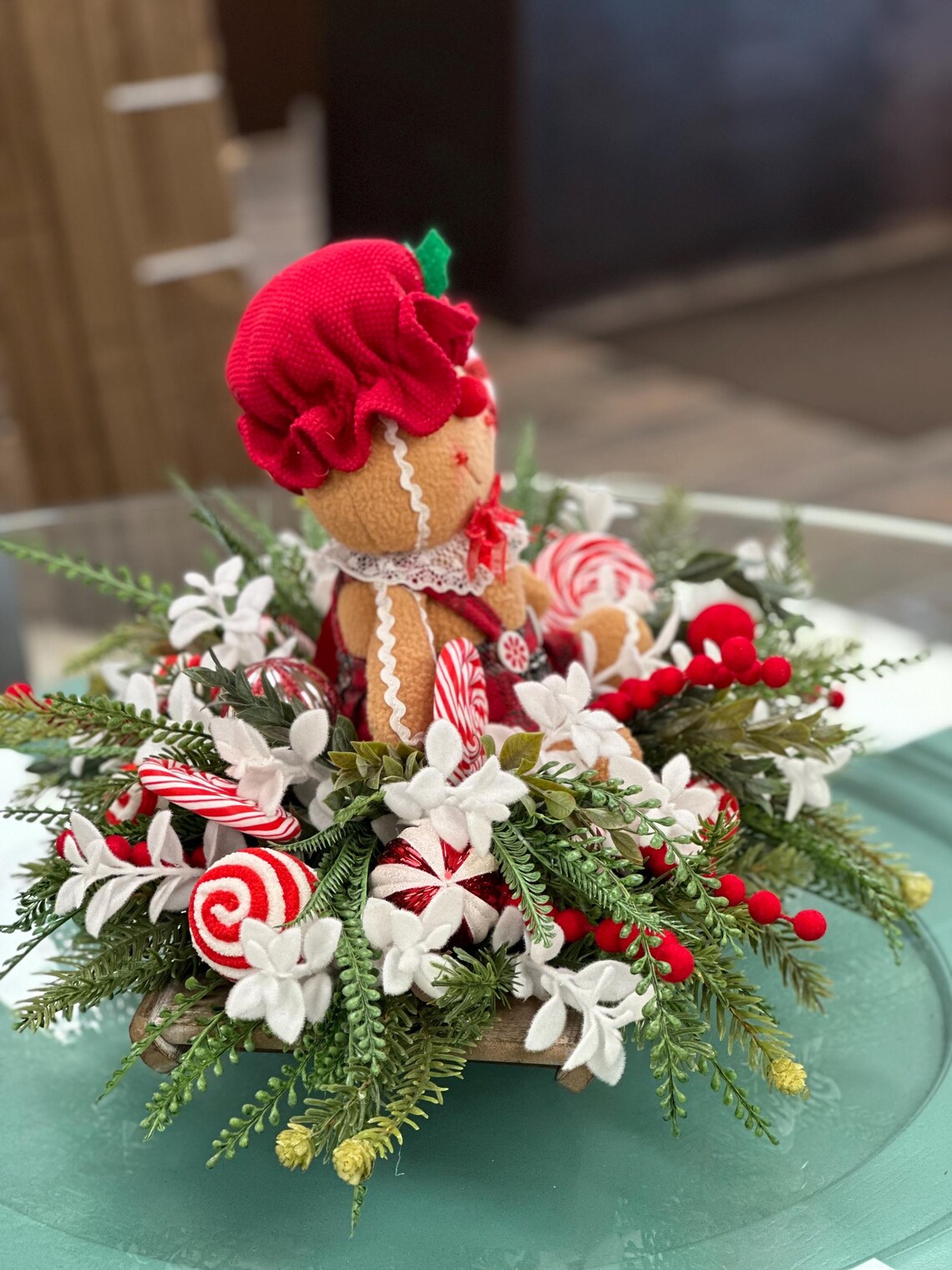Gingerbread Girl Centerpiece - Etsy