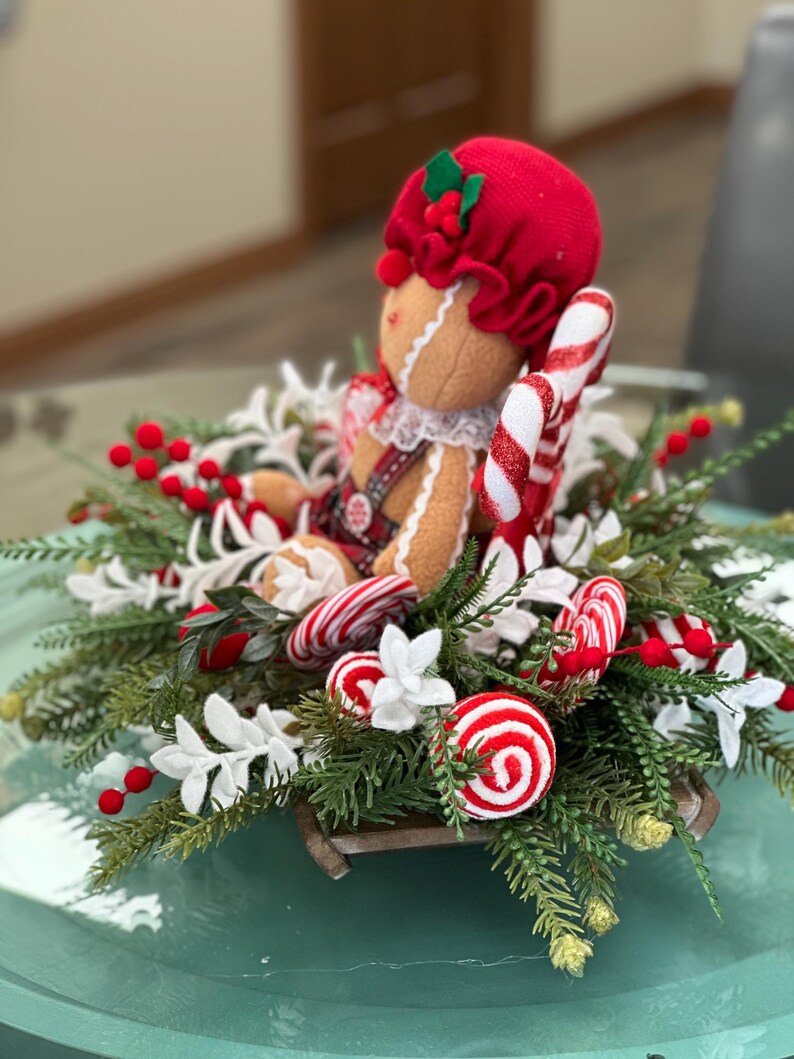 Gingerbread Girl Centerpiece - Etsy