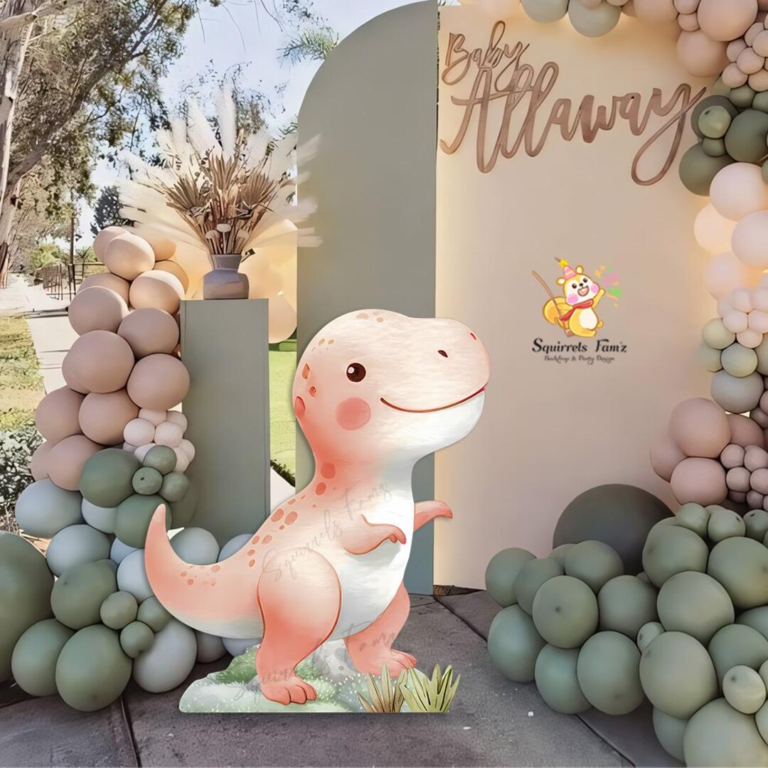 Dinosaur Cutout Standee Baby Shower Big Decor With Cutline Party ...